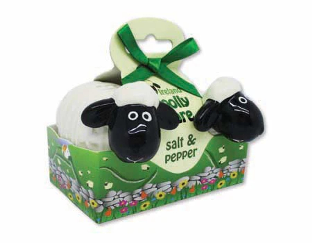 Hand Painted Ceramic Sheep Salt&Pepper Shakers | Dublin Gift