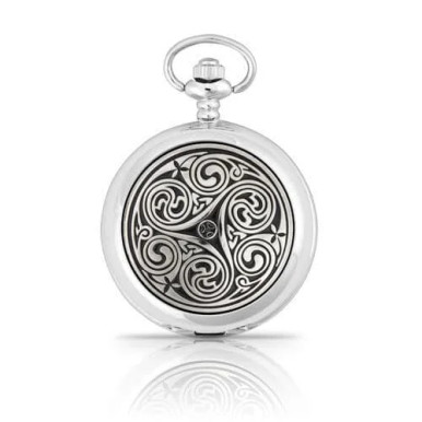 Triple Swirl Celtic Pocket Watch