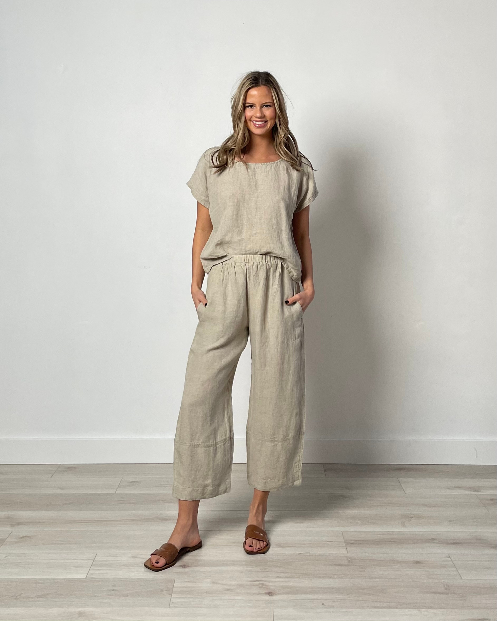 Tami Pants - Natural - Linens Unlimited