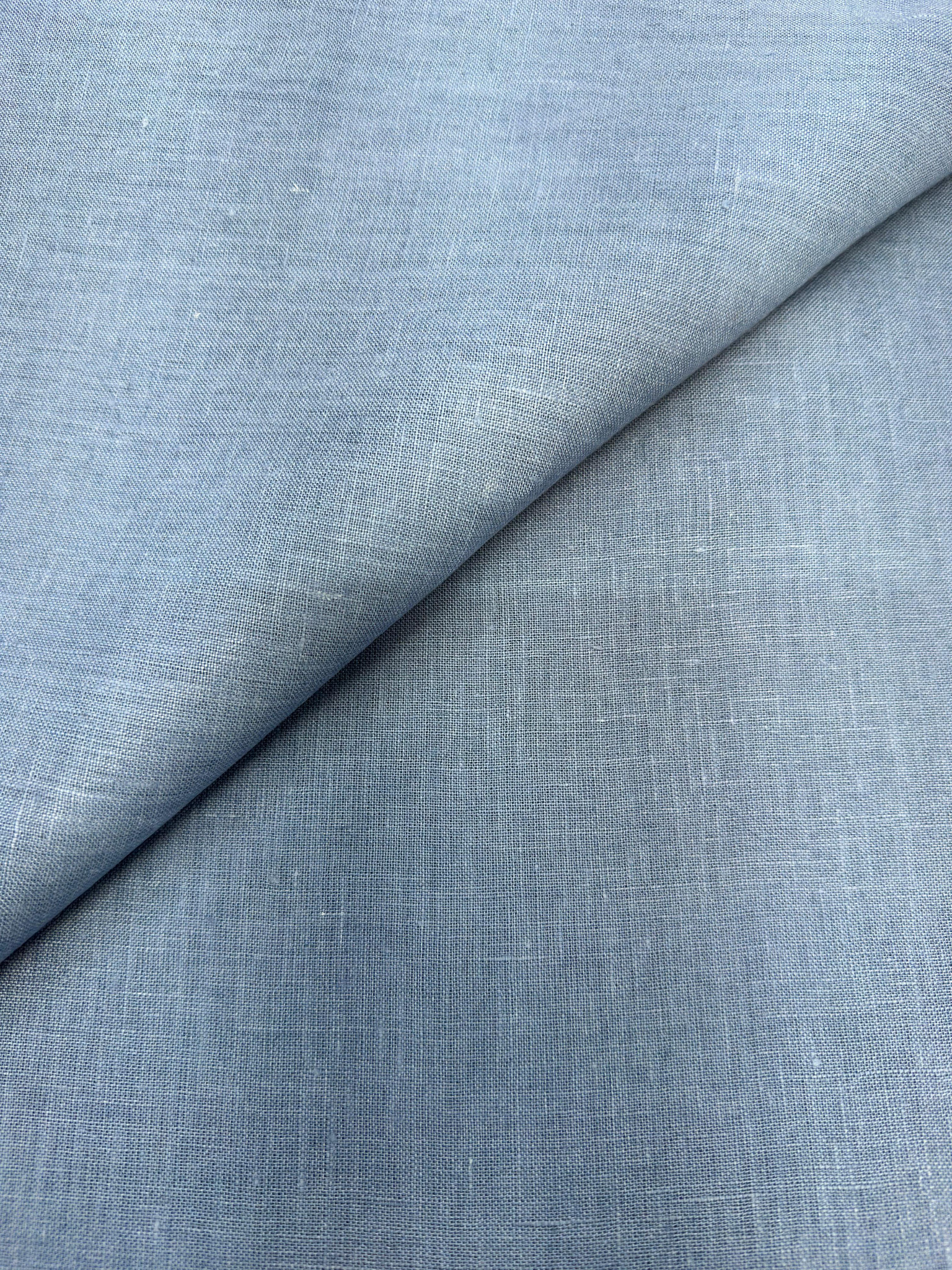 Eve Linen Short Powder Blue - Linens Unlimited