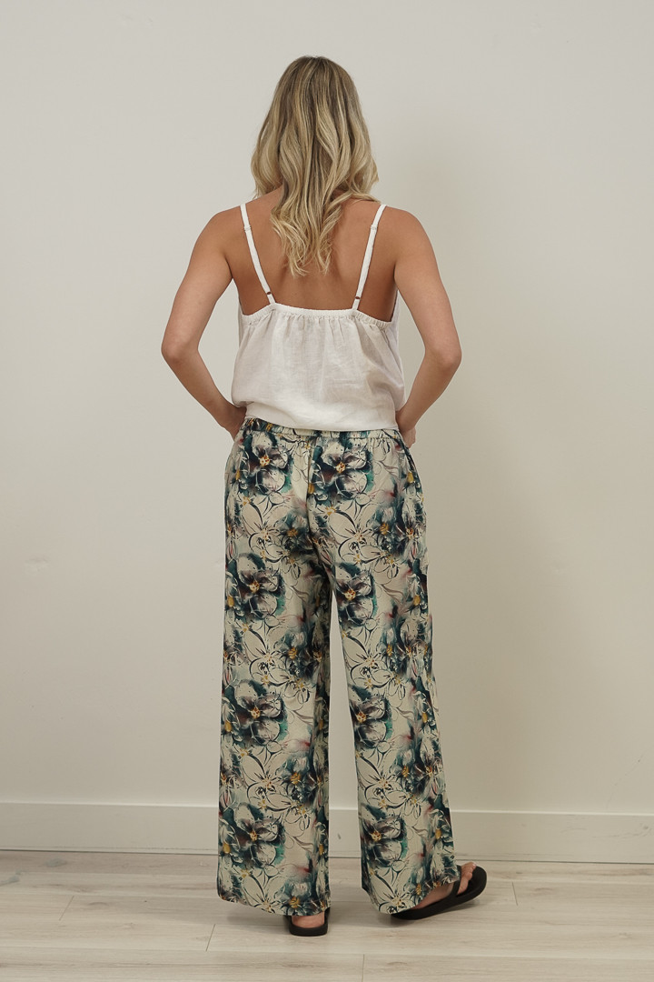 Coastal Botanica Blue Lounge Pants - Linens Unlimited