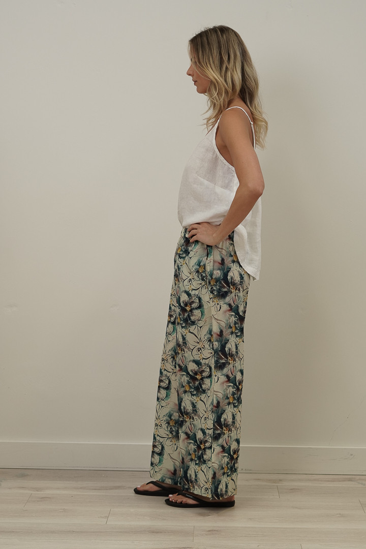 Coastal Botanica Blue Lounge Pants - Linens Unlimited
