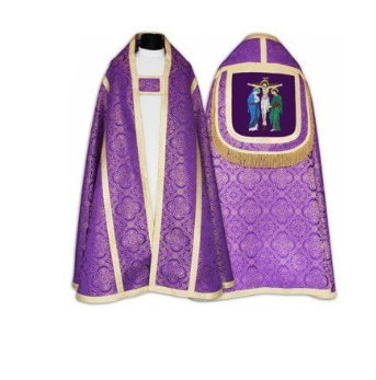 Purple Roman Cope Crucifixion Roman Cope Good Friday Cope Lent Roman ...