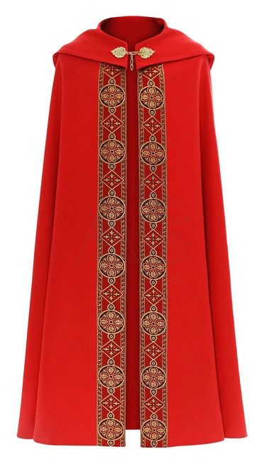 Red Gothic Cope Heart of Jesus Sacred Heart vestment Gothic liturgical ...