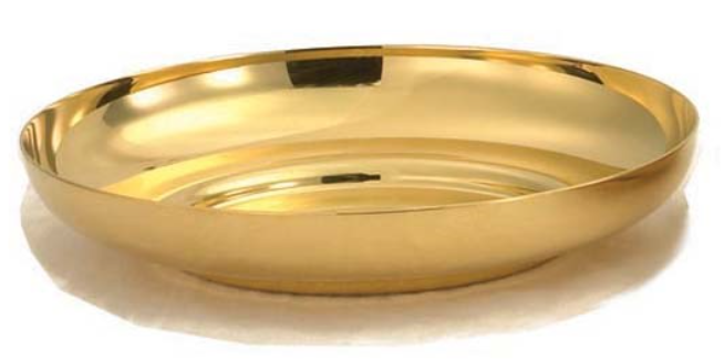 24K Gold Paten Bowl Paten Gold Plated Paten High Polish Paten ...