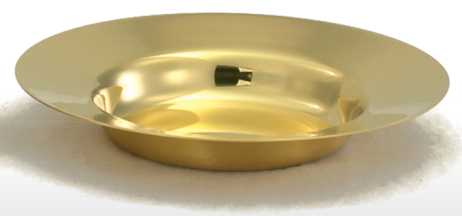 24K Gold Paten Deep Well Paten Gold Plated Paten Eucharistic Paten ...
