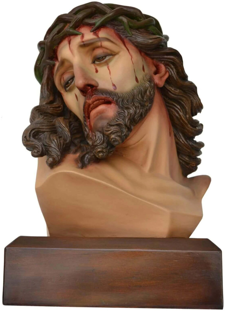 Holy Face wall plaque Divine Mercy wall art Jesus face wall sculpture ...