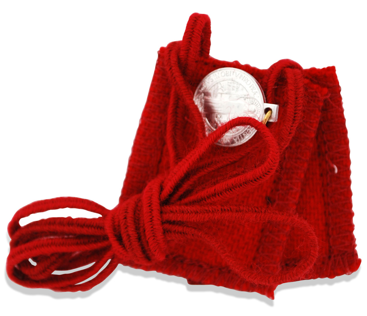 Authentic Catholic Scapular - 100% Wool (Red Passion Scapular ...