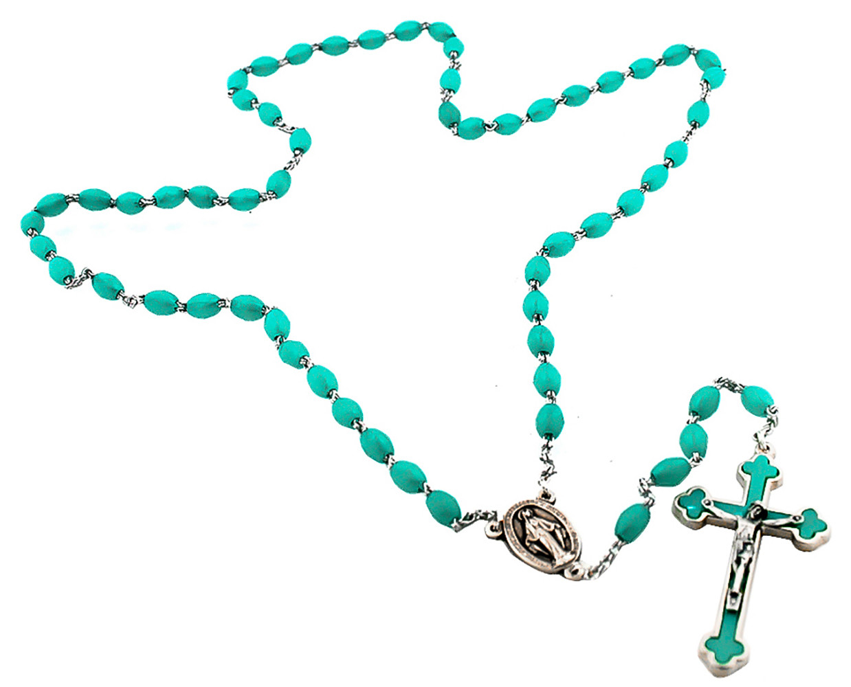 Catholic Rosary Beads with QuadLink Chain - Trinity Church Supply