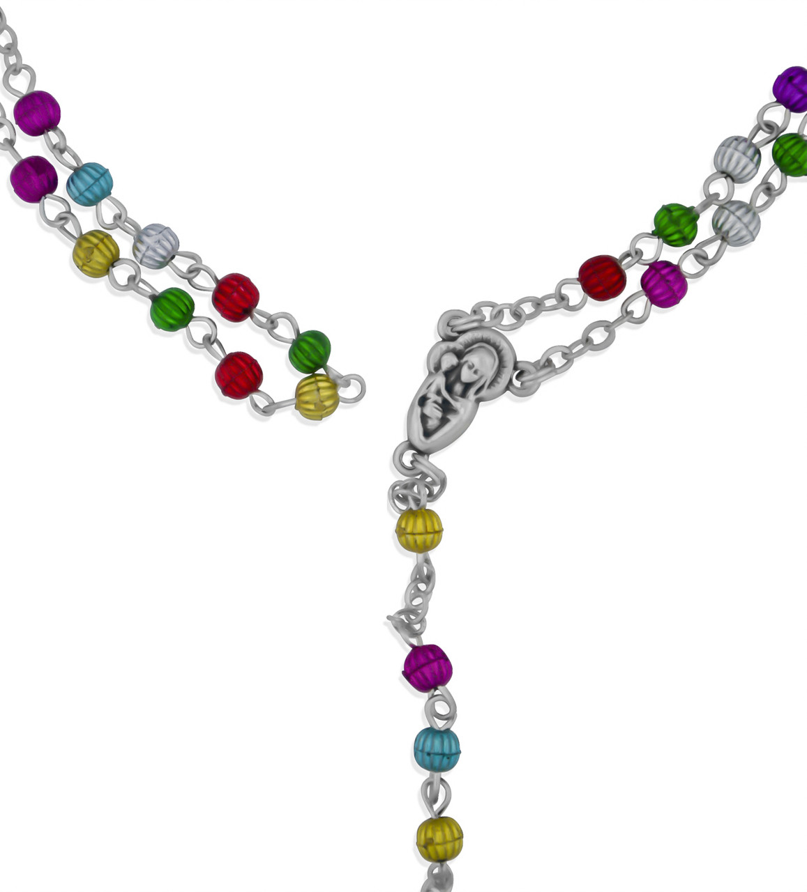 Small Kiddie Rosary with Multicolor Beads - Trinity Church Supply
