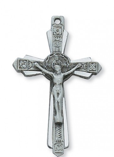 SS PAPAL CRUCIFIX CH & BX - Trinity Church Supply