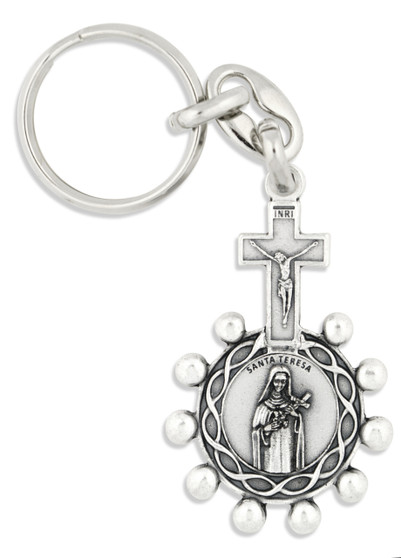 One Decade Rosary Key Chain (Saint Teresa / Saint Rita) - Trinity ...