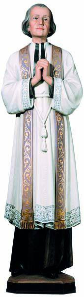 St. John Vianney statue Hand carved religious statue Linden wood ...