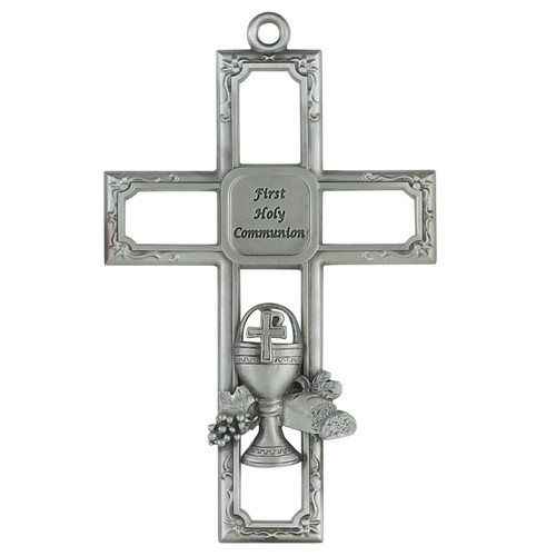 First Communion Wall Cross - Trinity Church Supply