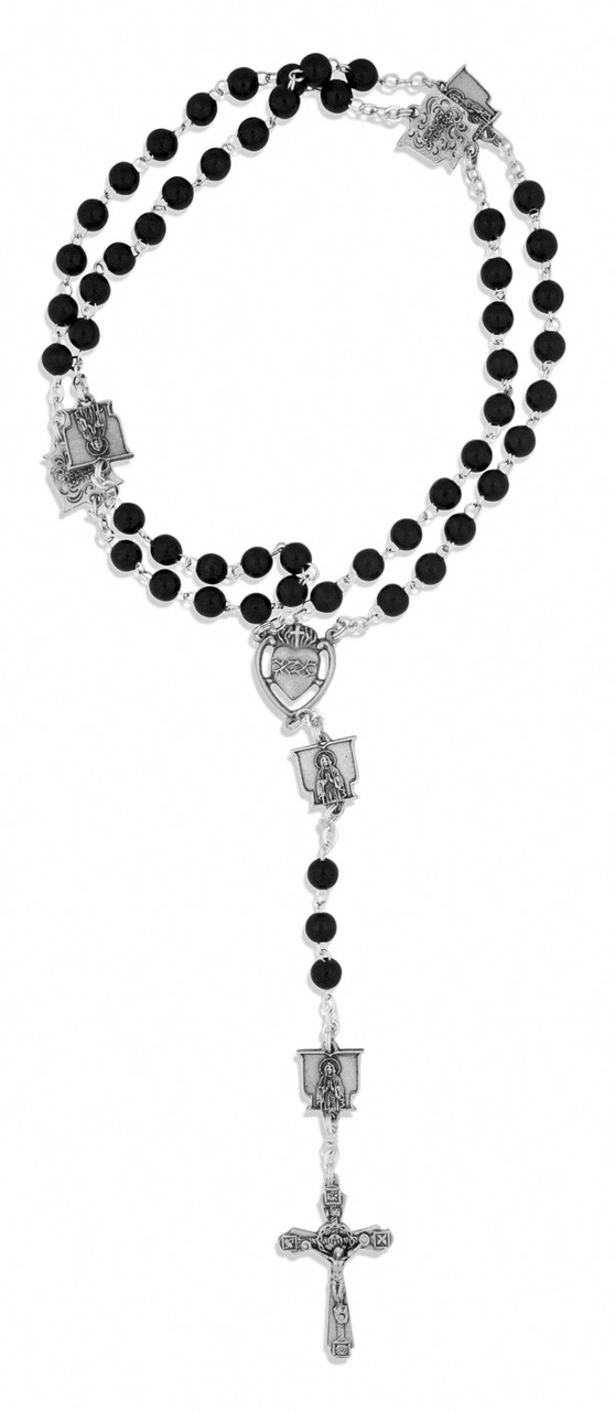 Kant Tangle Rosary with Natural Wood Beads - Trinity Church Supply