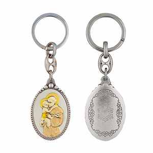 Saint Keychain (Saint Anthony) - Trinity Church Supply