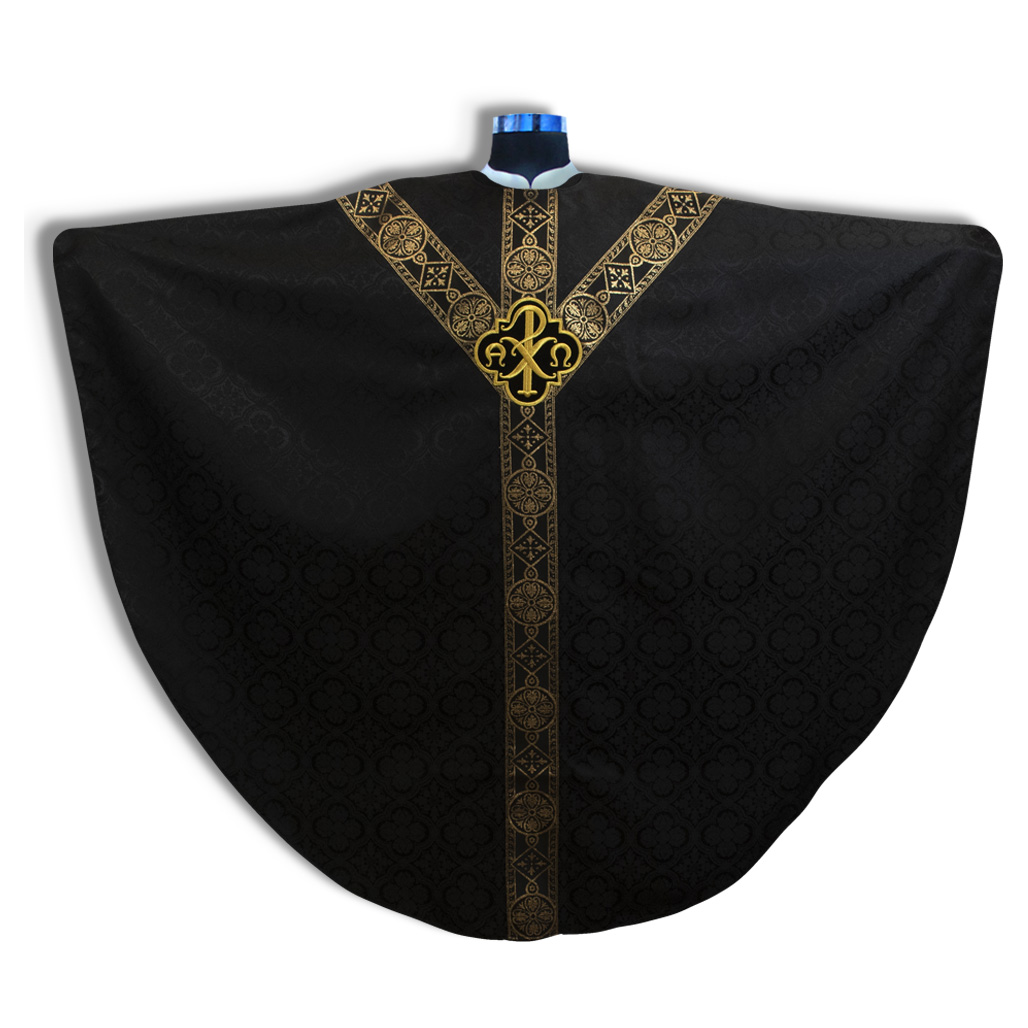 Venerare - Alpha Omega, Chi Rho, Black - Trinity Church Supply