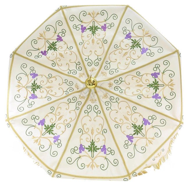 catholic umbrellino papal ceremonial umbrella liturgical procession ...