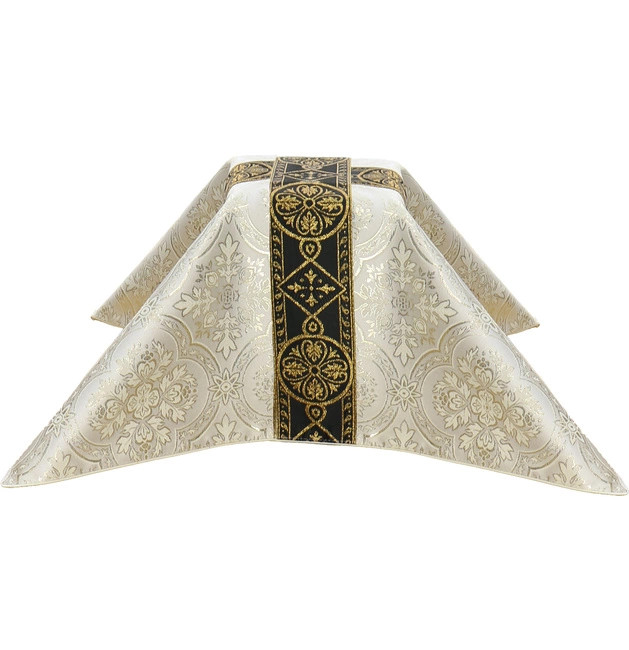 Cream/Black Funeral Urn Pall Funeral Urn Pall Urn Cover Cremation Urn ...