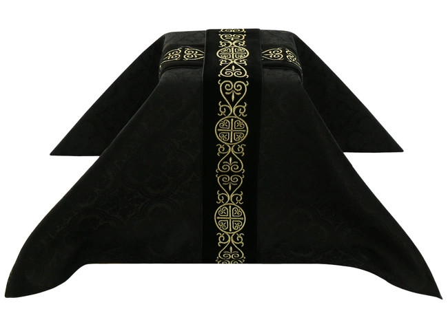 Black Funeral Pall Funeral Urn Pall Urn Cover Liturgical Pall Funeral ...