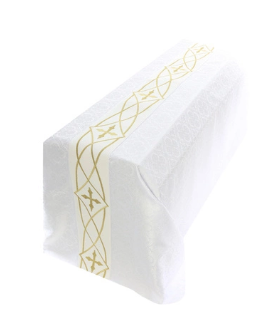 White Funeral Pall Gold Funeral Pall Funeral Urn Pall Liturgical Urn ...