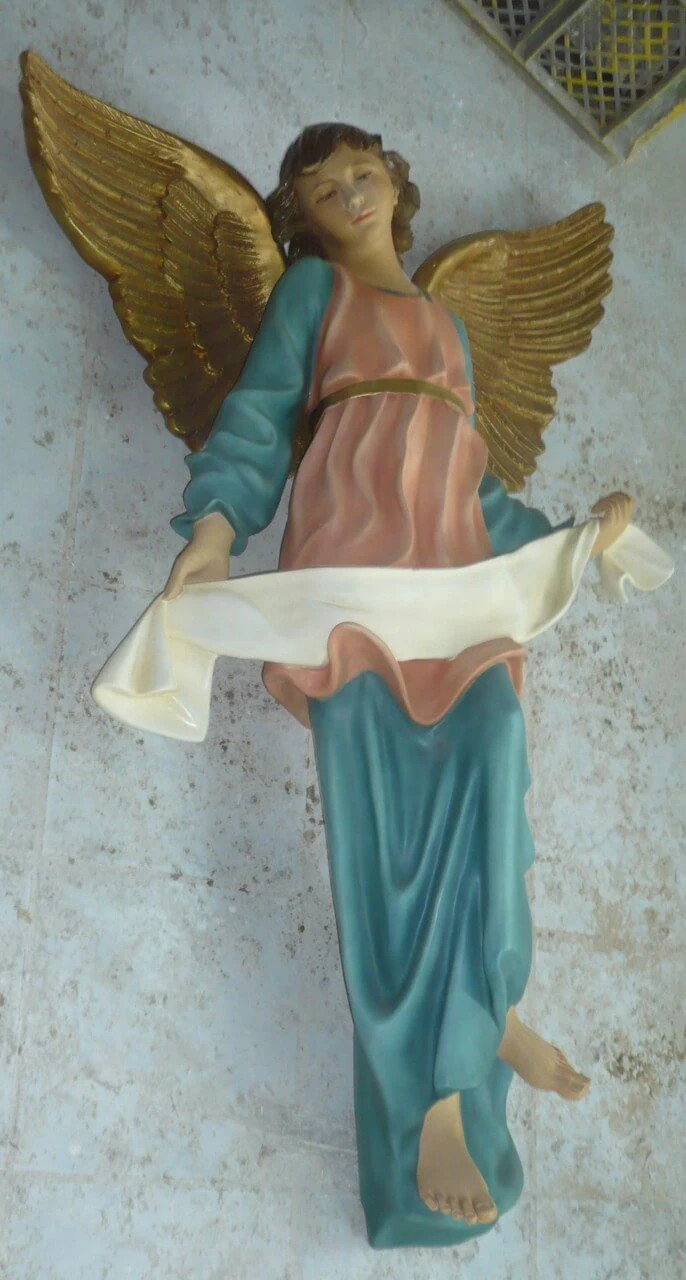 49 inch angel statue Large angel figurine Glorious angel sculpture ...