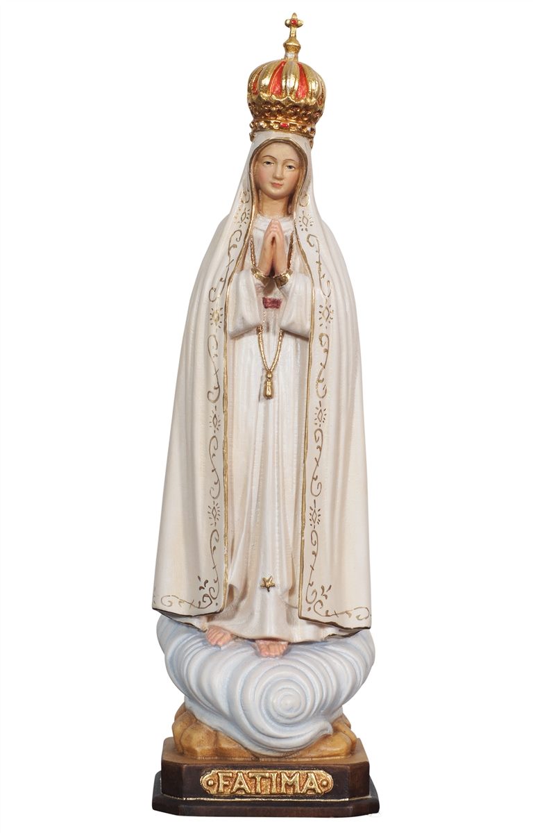 Our Lady of Fátima Capelinha statue Fátima statue with crown 5.5 inch ...