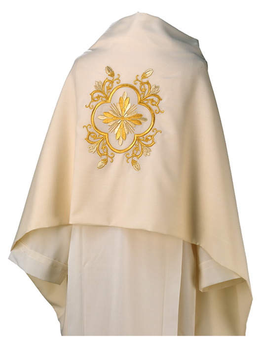 pure wool humeral veil, Catholic humeral veil, embroidered liturgical ...