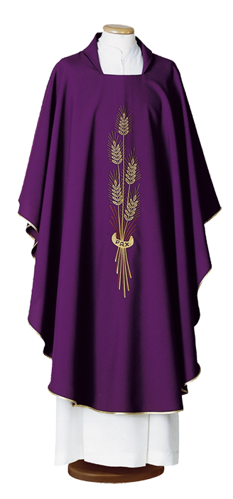 inexpensive chasuble affordable priest vestment polyester liturgical ...