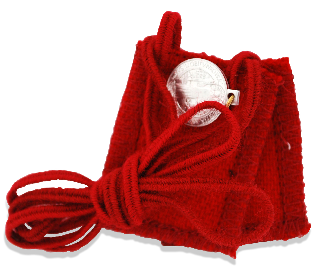 Authentic Catholic Scapular - 100% Wool (Red Passion Scapular ...