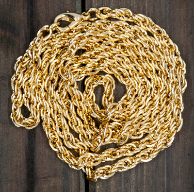 Bishop chain Clergy necklace Pectoral cross chain Goldtone clergy chain ...