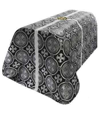Black/White Funeral Pall Funeral Pall Casket Cover Urn Pall Liturgical ...