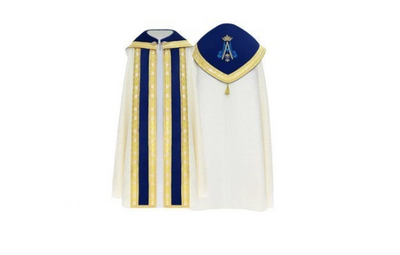 Cream Blue Gothic cope Gothic cope with matching stole Liturgical ...
