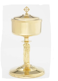 Timeless Glory 24K gold-plated Gold ciborium Liturgical vessel Blessed ...