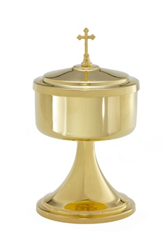 24K Gold-Plated Ciborium Elegant Ciborium for Mass Catholic Sacred ...