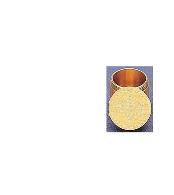 24K Gold-Plated Oil Stock Elegant Oil Stock Holy Oil Vessel Catholic ...
