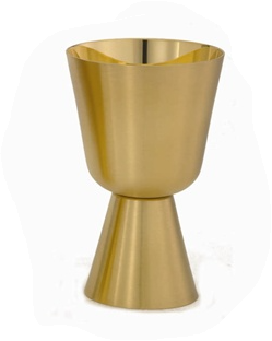 24K gold-plated communion cup Satin finish communion cup Elegant ...