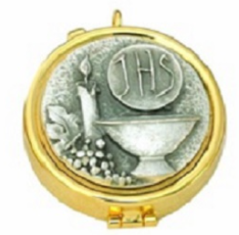 Gold Plated Pyx Pyx for Eucharist Communion Pyx Sacred Pyx Eucharistic ...