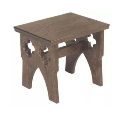 Oak Server Stool Liturgical Service Stool Reverent Worship Stool ...