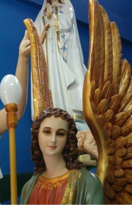 55 inch angel lamp statue Large illuminated angel figurine Angel statue ...