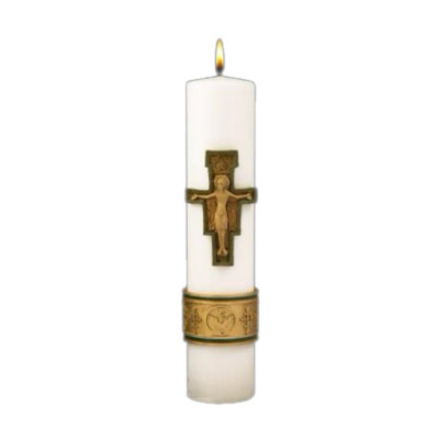 Cross of Saint Francis Saint Francis cross candle Christ candle ...