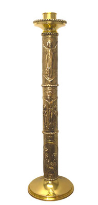 Handmade Paschal candlestick Paschal candle stand 43 inches tall Church ...