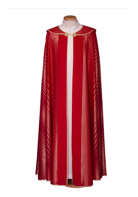 cope vestment, Catholic liturgical cope, lurex wool cope, embroidered ...