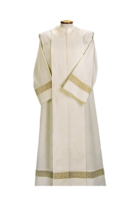 liturgical gown, polyester wool clergy gown, Korean collar gown, alb ...