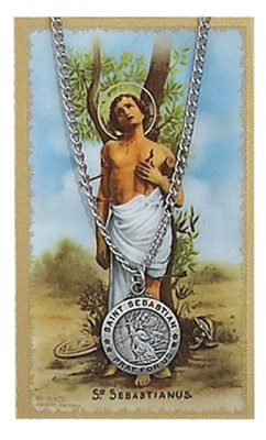 ST SEBASTIAN PRAYER CARD SET - Trinity Church Supply