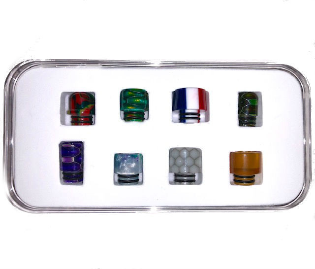 510 Drip Tip Set (Assorted) ( 8 Pack ) by Reewape