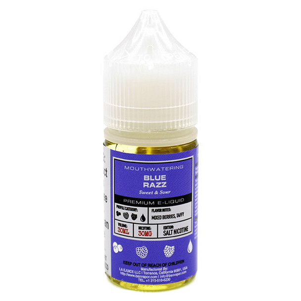 Blue Razz - 50mg - Glas Salt - 30mL | Retail $11.12