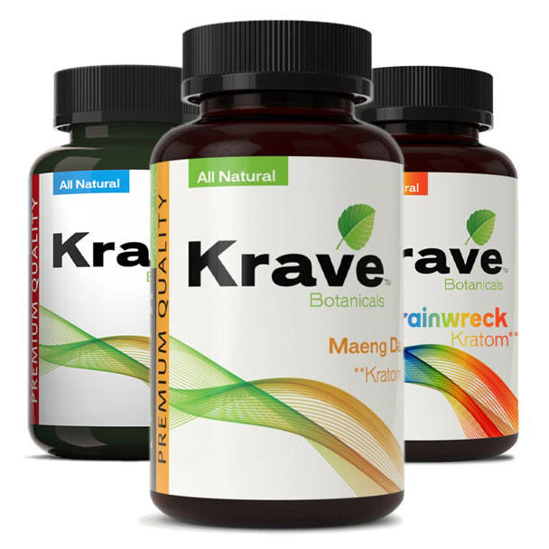 Krave Kratom (Half Gram) 300 Count Capsules | Retail $29.89