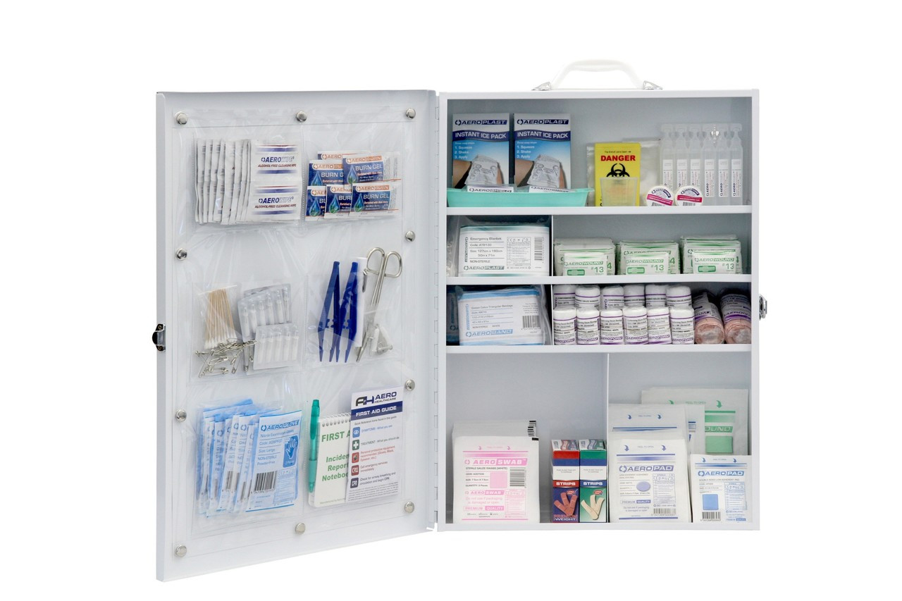 Buy Commander Tough First Aid Kit Metal Case Large Workplace Australia