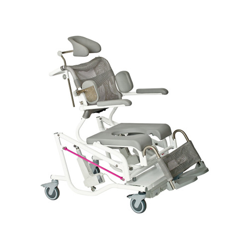 Buy M2 Multi-Tip Shower Commode Chair with Electrical Height Adjustable ...